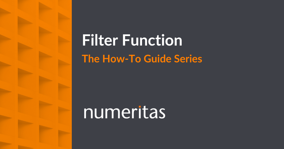 Using Excel’s Filter function - Numeritas Using Excel’s Filter function - Numeritas